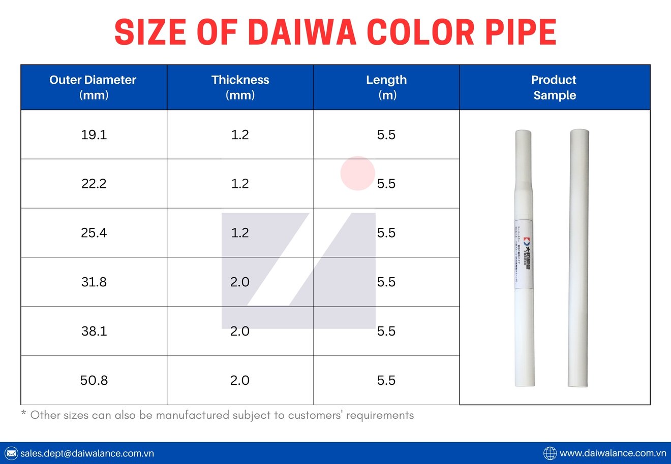 Daiwa Color Pipe